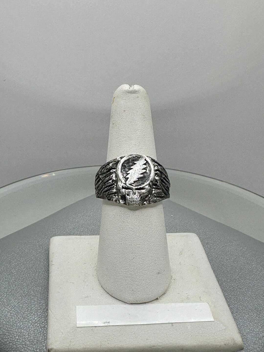 Custom Lost Wax Cast "deadhead" Fan Ring With Wings in 925 - Etsy