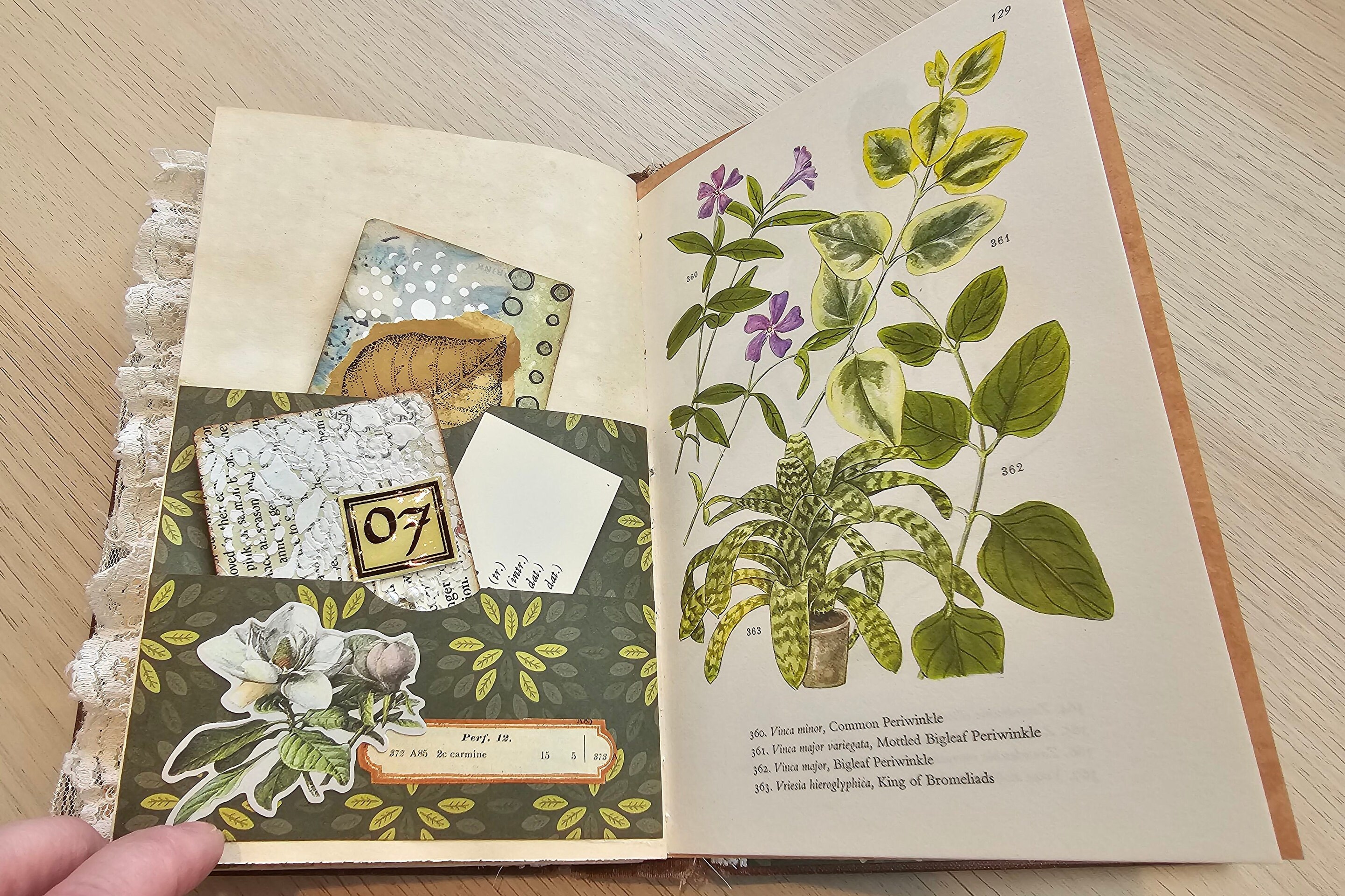 Homestead on the Hillside Journal Handmade Vintage Lady Junk Journal ...