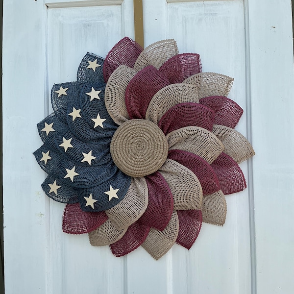 Poly Burlap Wreath Flower Centers - Etsy