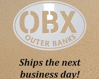 The Outer Banks, North Carolina Map Wooden Sign Wall Art Print on Real ...