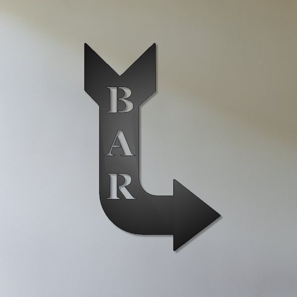Metal Arrow Sign - Etsy