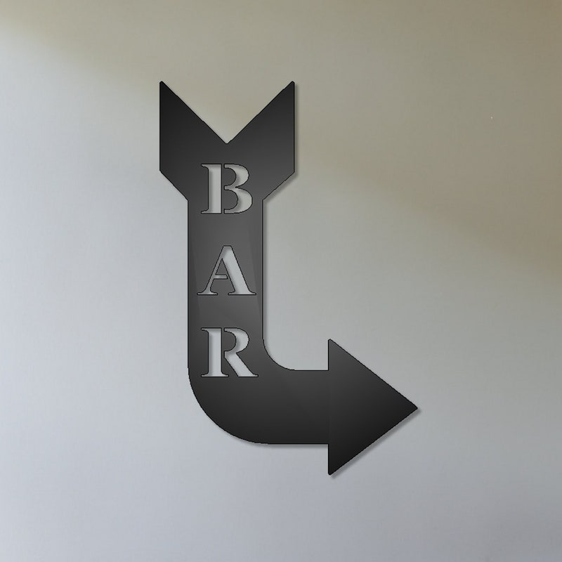 Metal Arrow Sign - Etsy