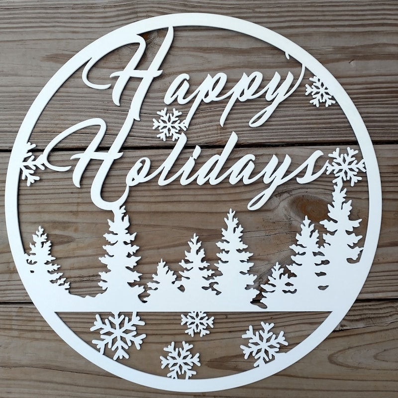 Happy Holiday Signs - Etsy