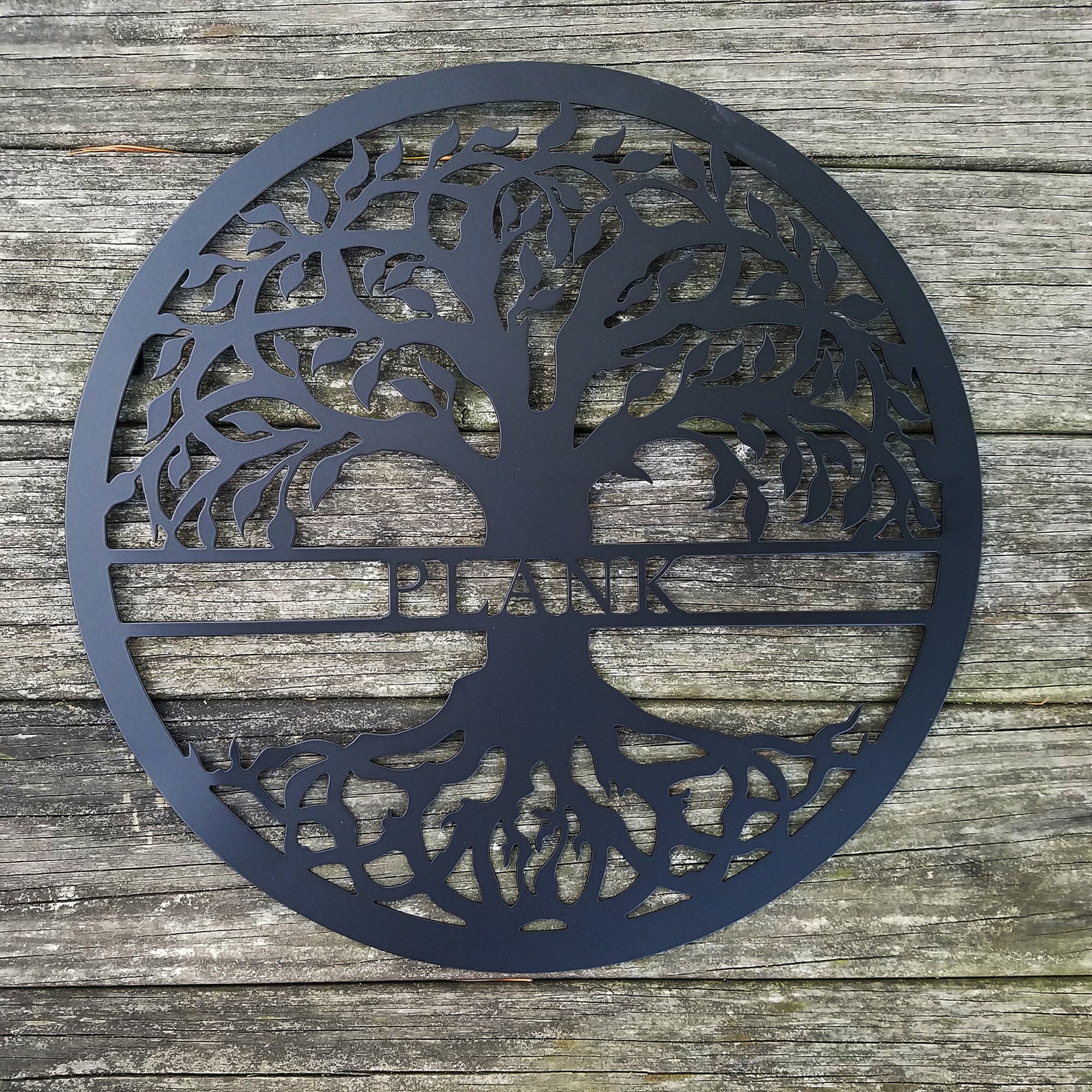Tree of Life With Personalized Name Metal Sign Custom Family - Etsy
