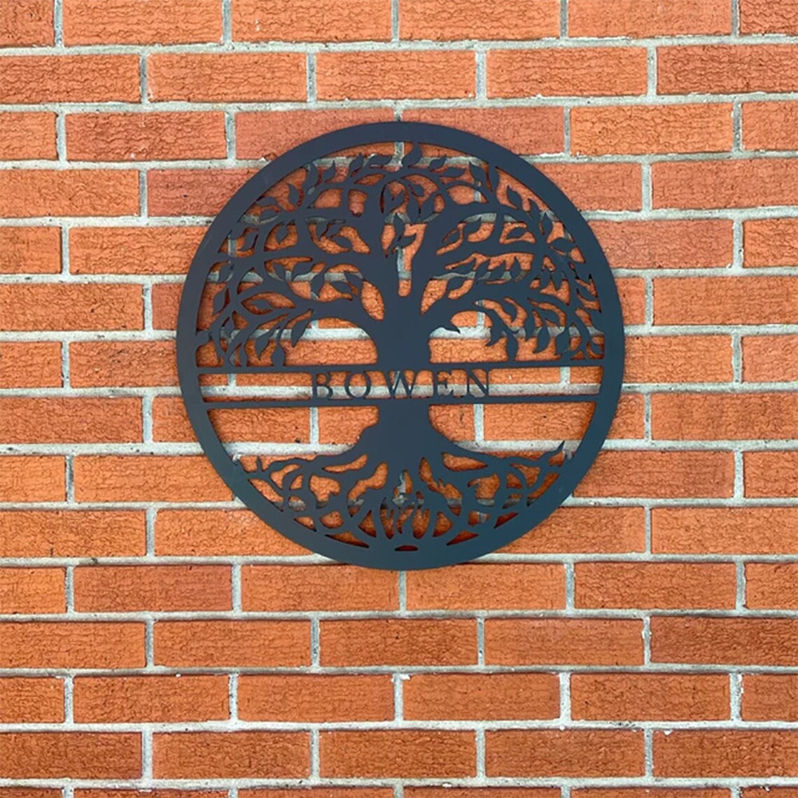 Tree of Life With Personalized Name Metal Sign Custom Family - Etsy