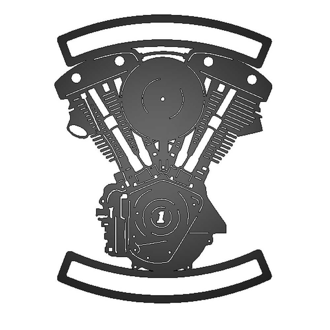Personalized Shovelhead Engine Metal Garage Sign - Customized Gift for ...