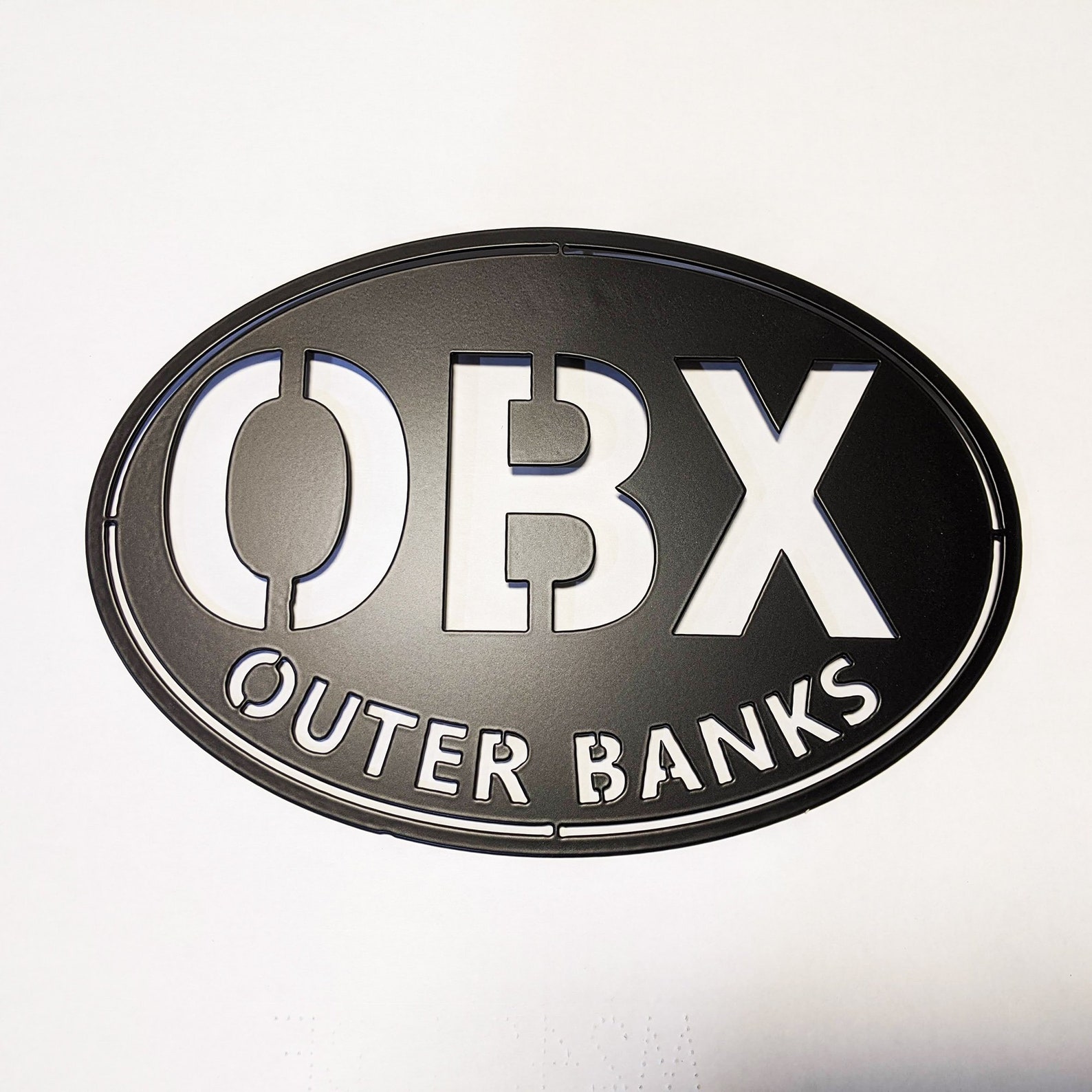 Outer Banks Oval Metal Wall Sign North Carolina OBX Vacation - Etsy