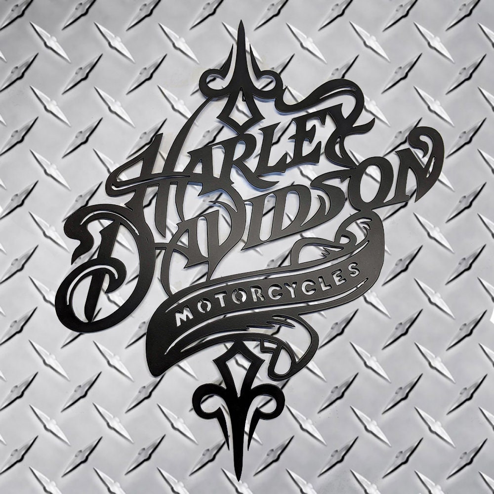 Harley Davidson Script Tattoo