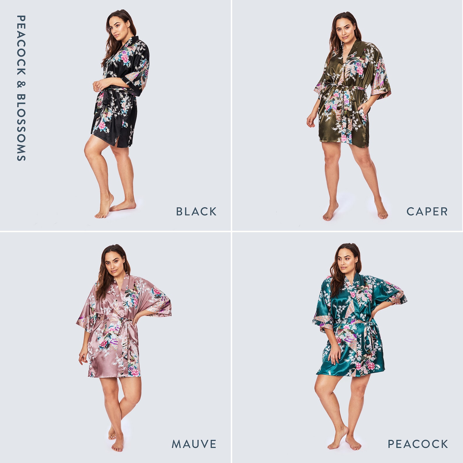 Plus Size Kimono Robes multiple Designs Short KIMONO - Etsy