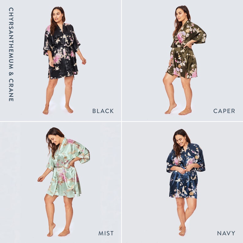 Plus Size Kimono Robes multiple Designs Short KIMONO - Etsy