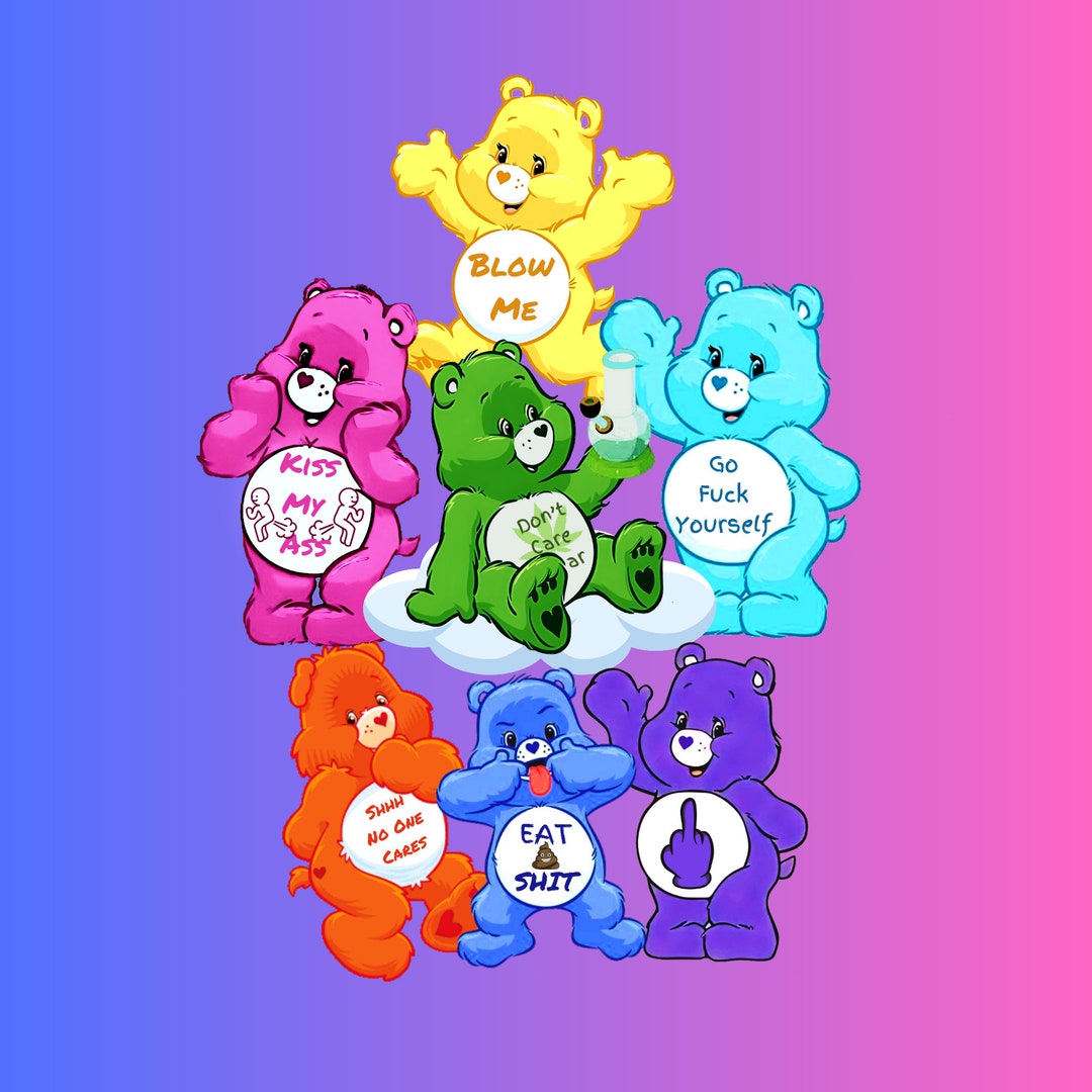 9 Seperate PNG Swear Bear Images. Transparent High Resolution Clip Art ...