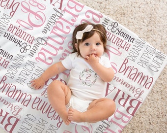 Personalized Baby Blanket, Monogrammed Baby Blanket, Name Blanket ...