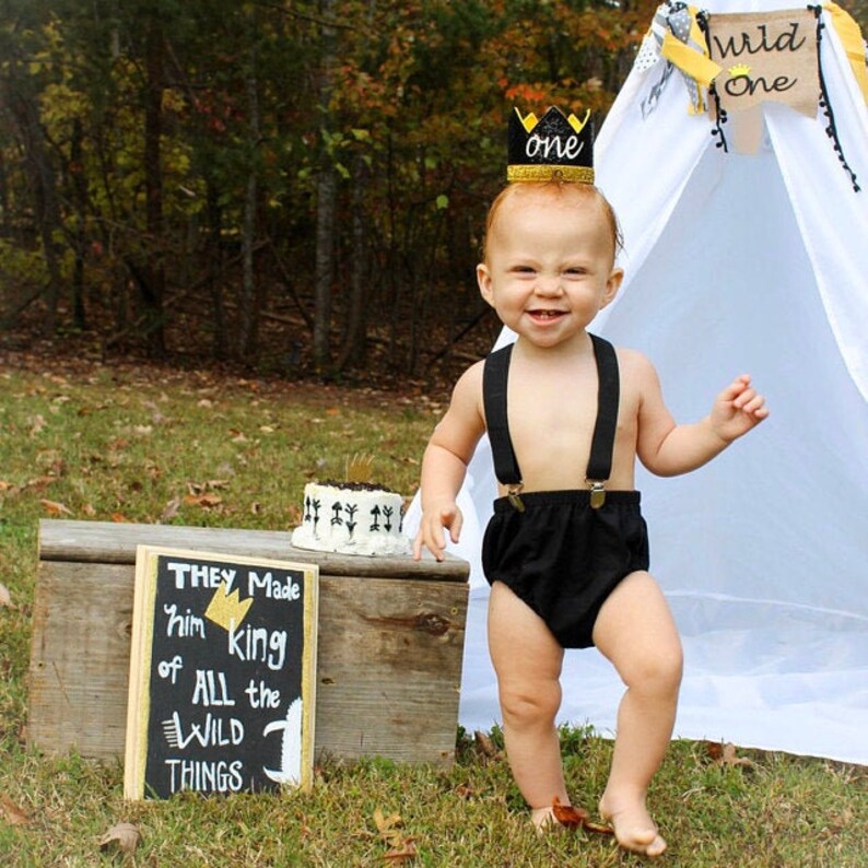 Wild One Birthday Boy Wild One Cake Smash Boy Wild One Crown | Etsy