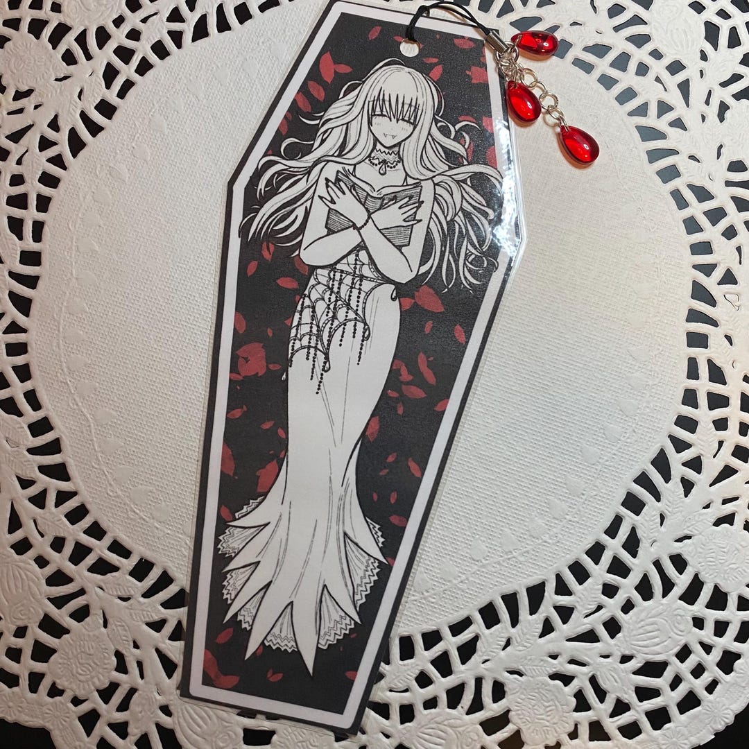 Vampire Girl - Bookmark - Etsy