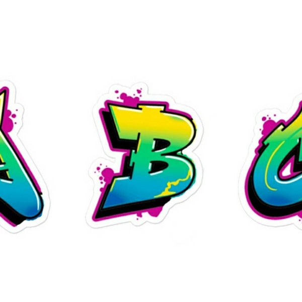 Graffiti Letters - Etsy