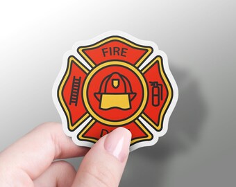 Fire Department Decal, Full Color Fire Department Support Decal, FD ...