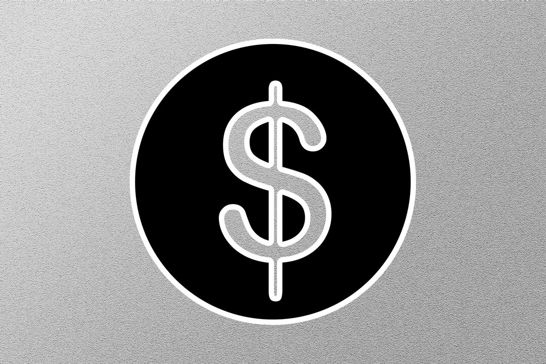 United State of America Dollar Currency Sticker - Etsy