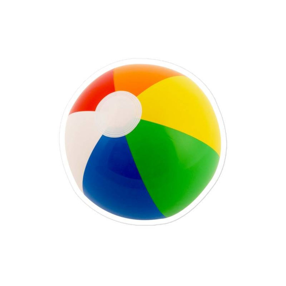 Beach Ball Sticker - Etsy