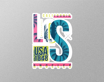 Los Angeles Sticker - Etsy