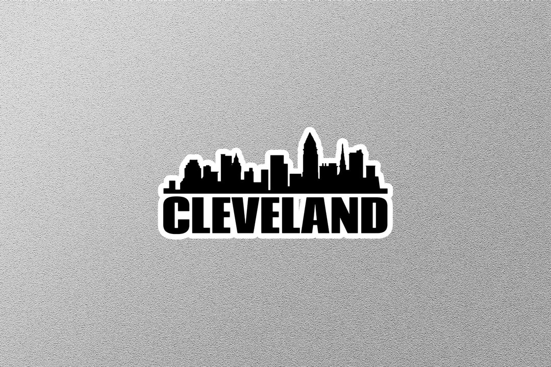 Cleveland Skyline Sticker - Etsy