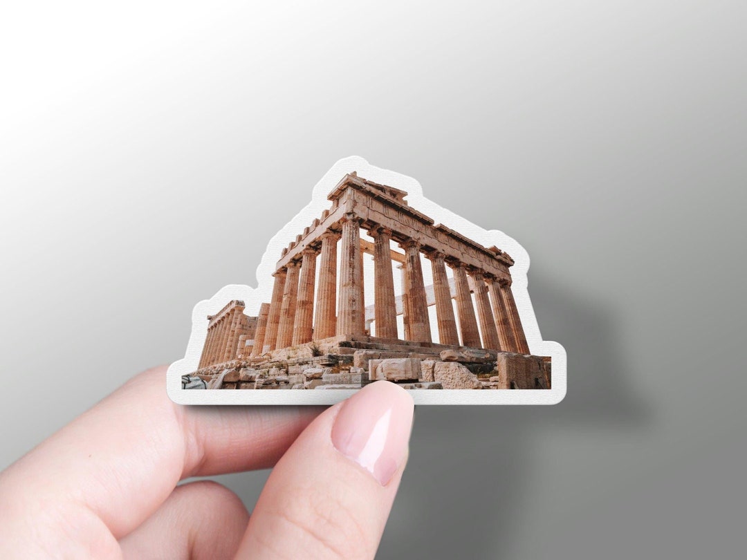 Ancient Greek Ruins Sticker - Etsy