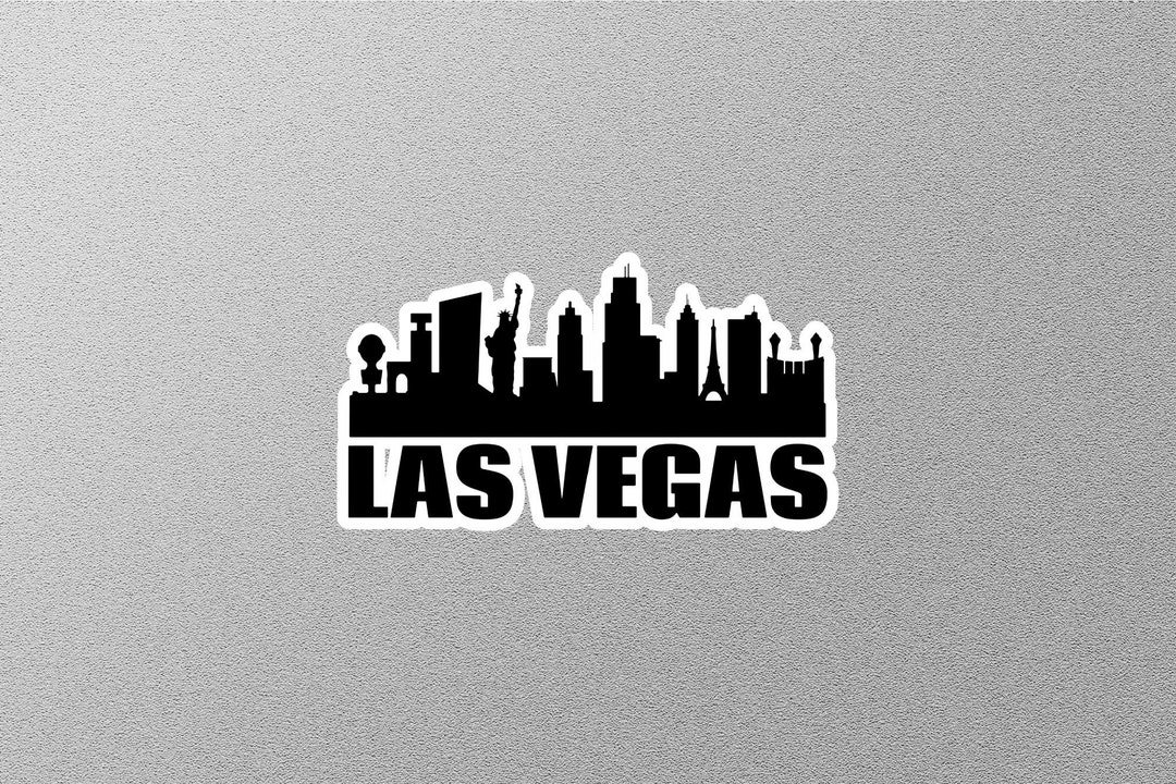Las Vegas Skyline Sticker - Etsy