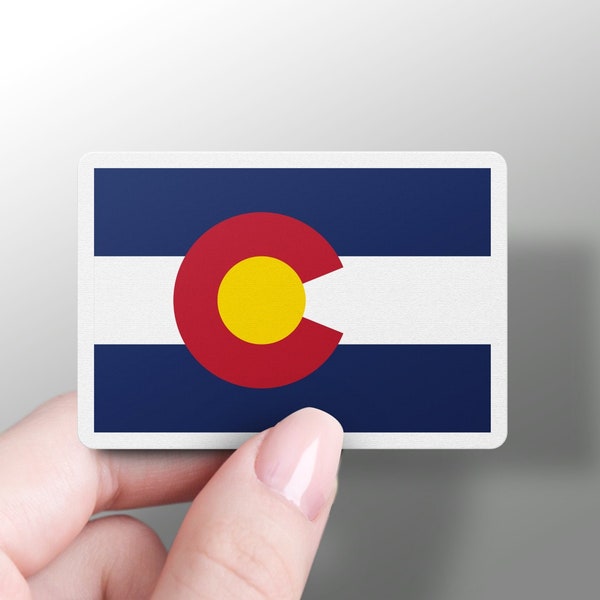 Colorado State Flag Sticker - Etsy