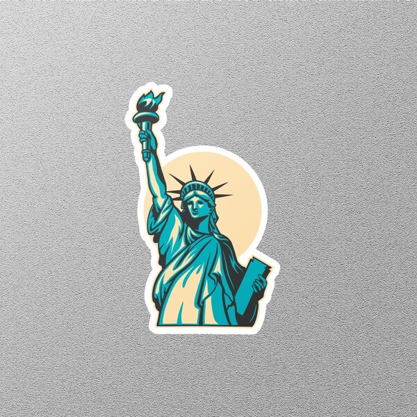 Lady Liberty Sticker - Etsy