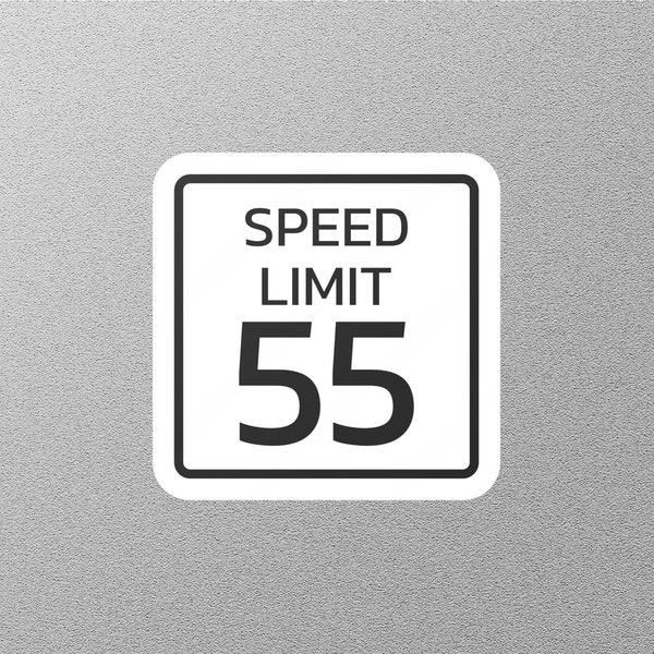 55 Speed Limit Sign - Etsy