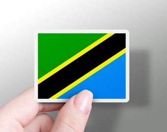 Tanzania Flag Bumper Sticker - Etsy