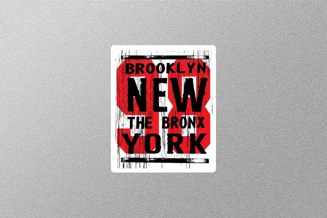 The Brooklyn Bronx New York Sticker - Etsy