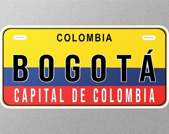 Colombia License Plate - Etsy