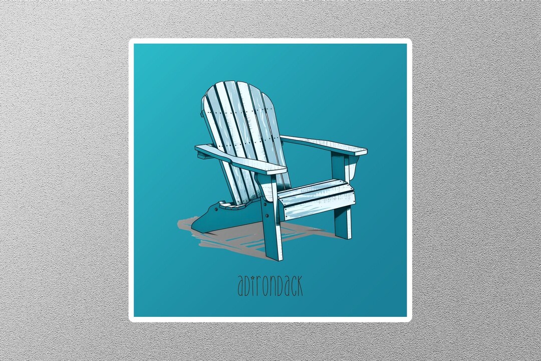Adirondack Chair Sticker - Etsy