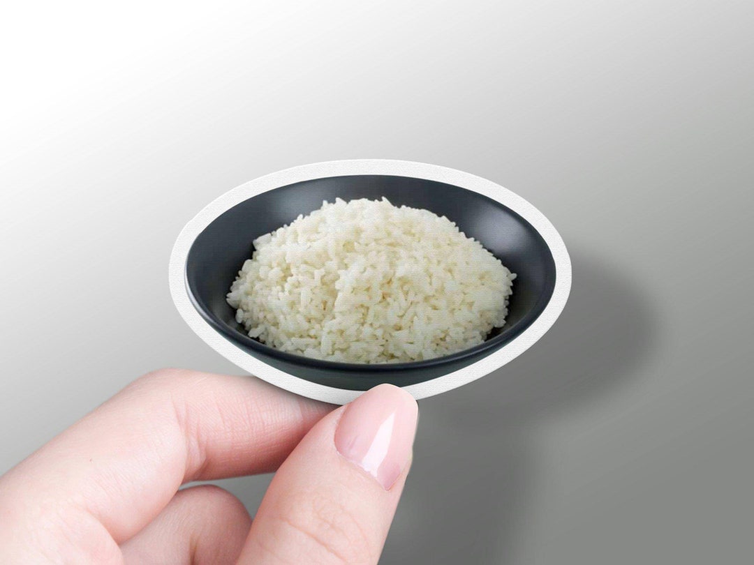 Bowl of Rice Sticker - Etsy