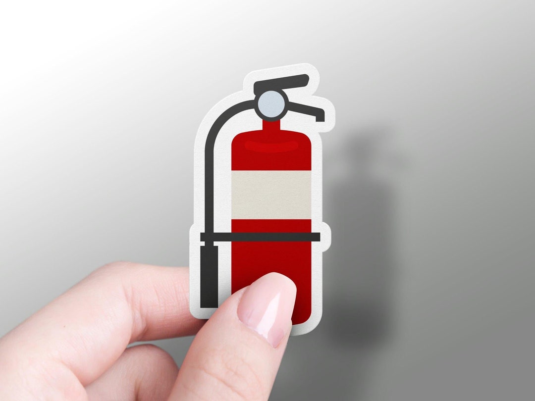 Fire Extinguisher Sticker - Etsy