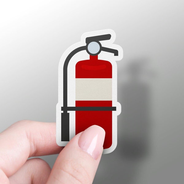 Fire Extinguisher Sticker - Etsy