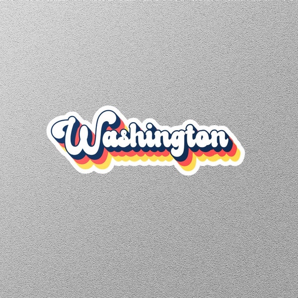 Washington Sticker - Etsy