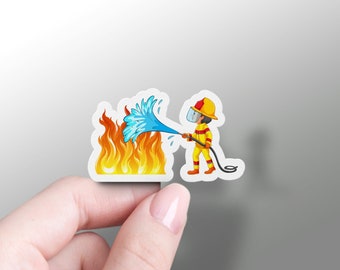 Firefighter Sticker, Gap, Set, Force, Firefighter Decal, Helmet Sticker ...