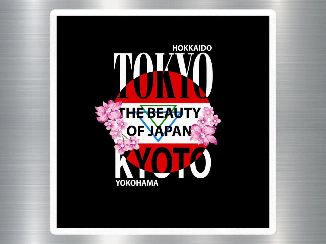 Tokyo the Beauty of Japan Travel Sticker - Etsy