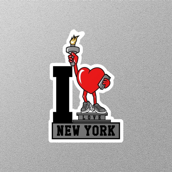 I Love New York Stickers Etsy