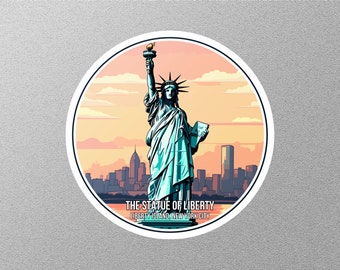 Statue of Liberty Sticker - Etsy