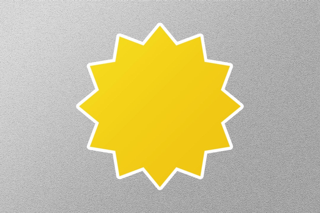 Sun Sticker - Etsy