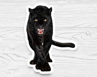 Black Panther Sticker, Sticker for Water Bottle, Laptop Sticker, Laptop ...