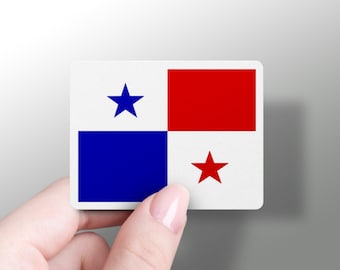 Panama Bumper Sticker / Panama Flag Sticker / 3 X 11 3/4 Panama Bumper ...