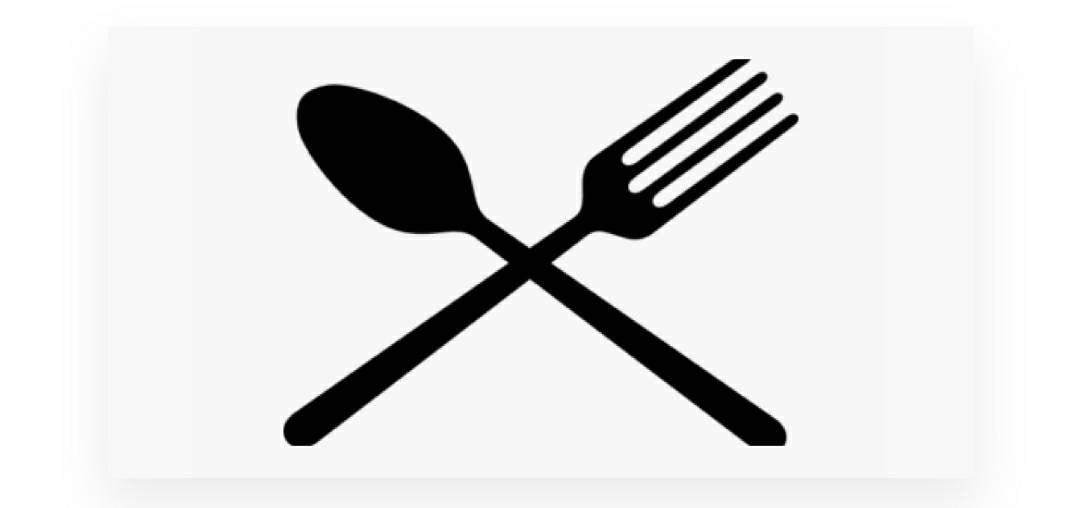 Spoon and Fork Vinyl Decal Sticker Black - Etsy