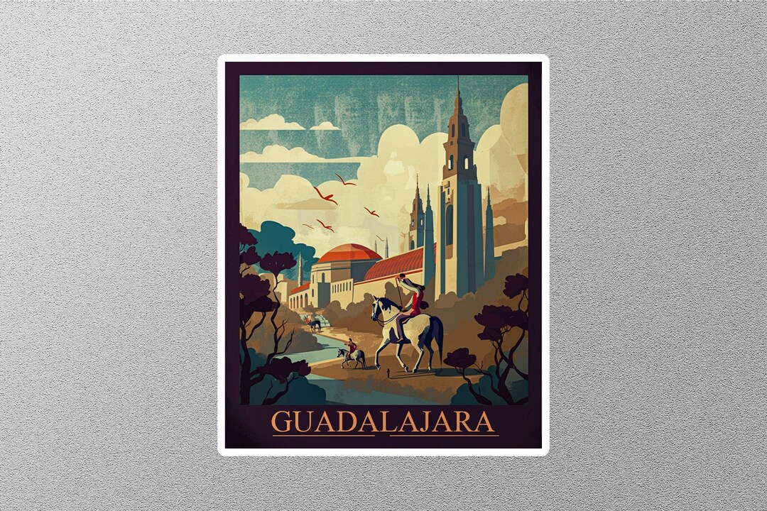 Vintage Guadalajara Travel Stickers - Etsy