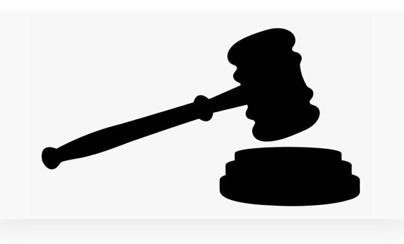Judge Hammer Gavel Vinyl Decal Sticker Black - Etsy