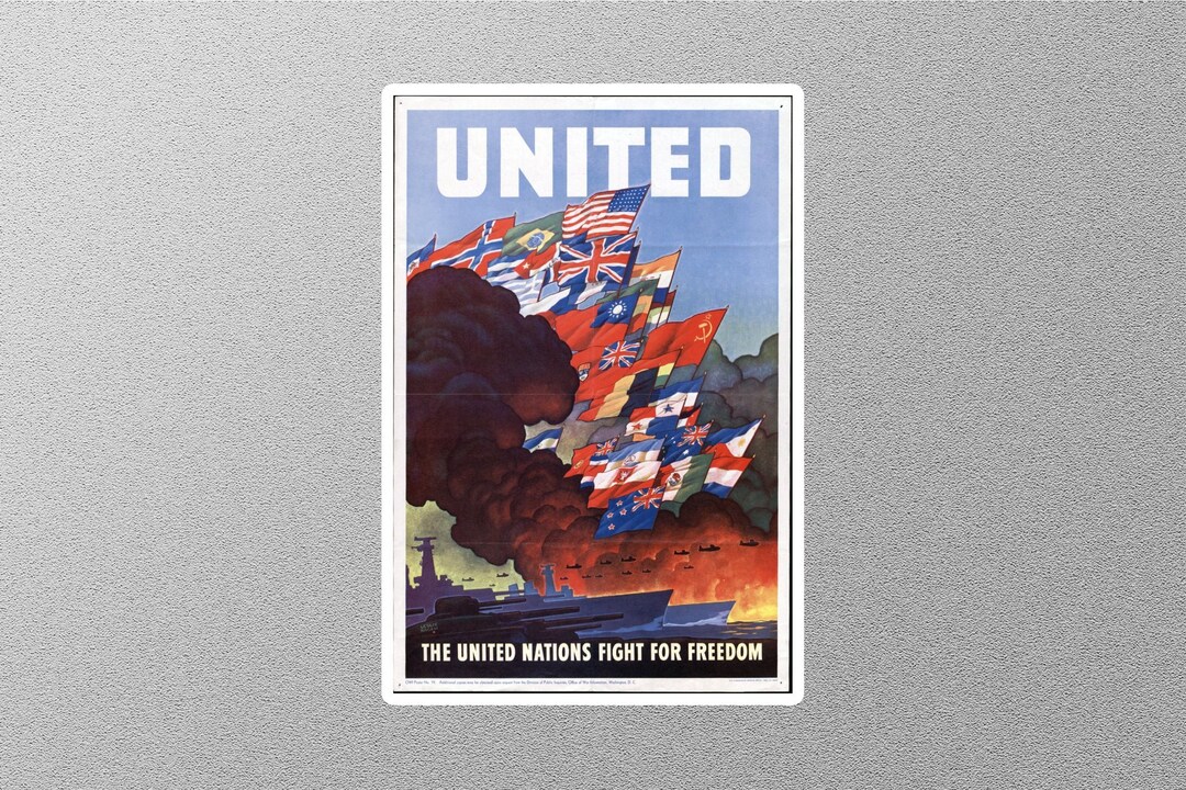WW2 United Sticker - Etsy