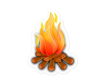 Bonfire Sticker - Etsy