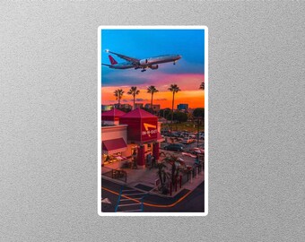 In-n-out Burger, Twin Palm Trees Bumper Sticker - Etsy